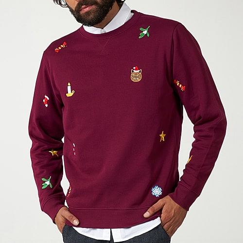 Click here for OppoSuits Deluxe Christmas Sweater for Men - X- Ma... prices