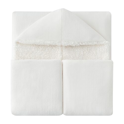 Click here for Bearpaw Midweight Wearable Blanket  One Size  Whit... prices