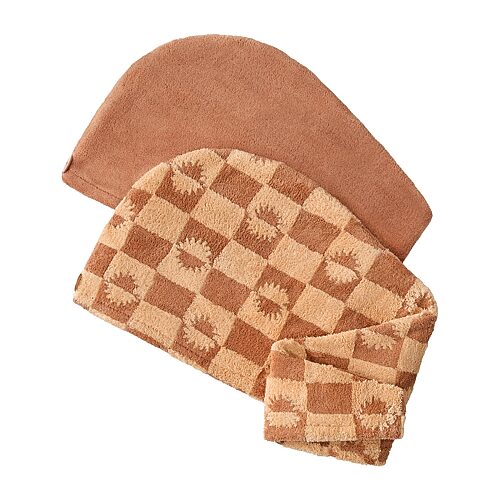 Click here for Bearpaw 2-pk. Geometric Hair Wrap  One Size  Brown prices