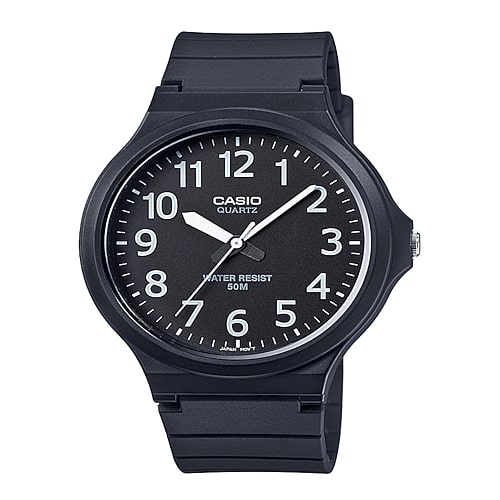 Click here for Casio Mens Black Strap Watch  One Size  Black Ecom... prices