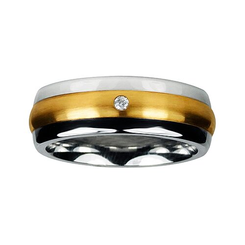 Click here for Mens 8mm Cobalt with 10K Yellow Gold Inlay Wedding... prices