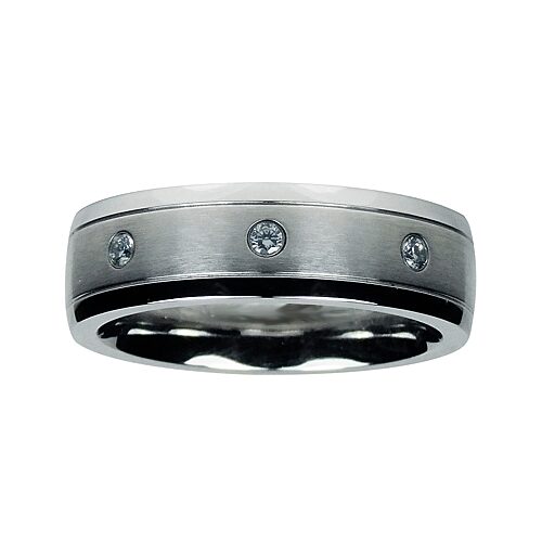 Click here for Mens 1/10 CT.T.W. Natural Diamond Cobalt Wedding B... prices