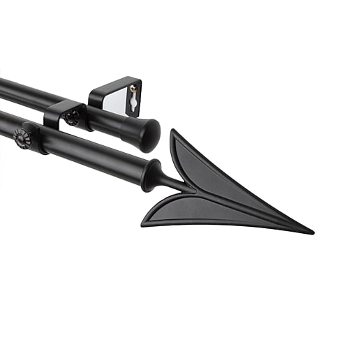 Click here for Rod Desyne Blade Double Curtain Rod  One Size  Bla... prices