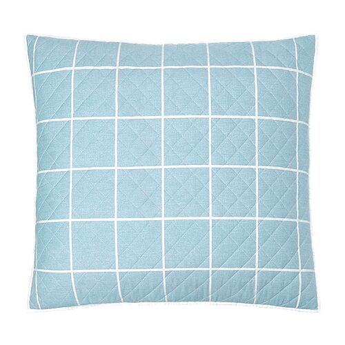 Click here for Fieldcrest Windowpane Reversible Euro Sham  One Si... prices