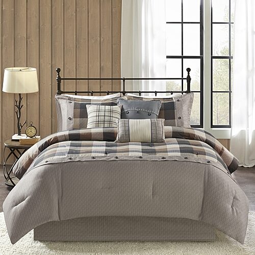 Click here for Madison Park Ridge Herringbone 7-Pc. Comforter Set... prices