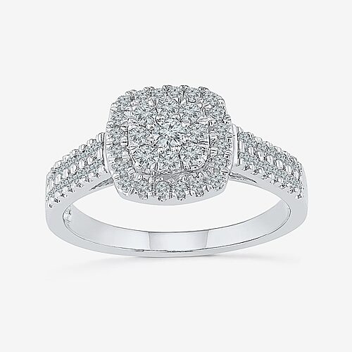 Click here for Womens 1/2 CT. T.W. Natural White Diamond 10K Gold... prices