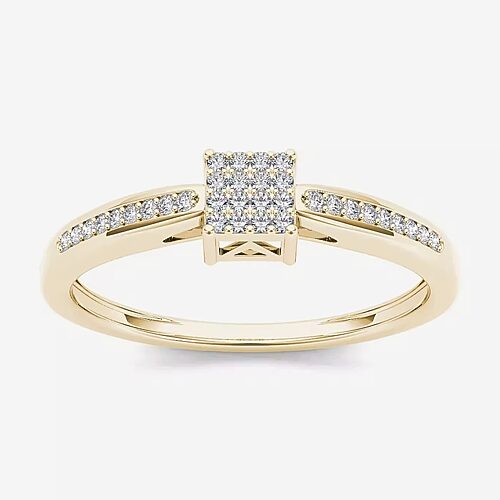Click here for 1/10 CT.T.W. Natural Diamond 10K Yellow Gold Engag... prices