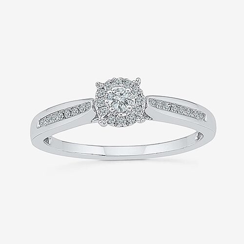 Click here for Promise My Love Womens 1/6 CT. T.W. Natural White... prices