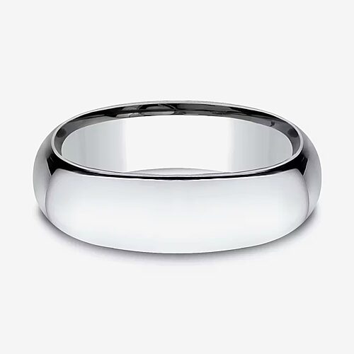 Click here for Mens 14K White Gold 7MM Light Comfort-Fit Wedding... prices