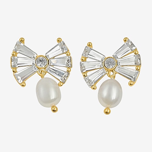 Click here for Bijoux Bar Gold Tone Womens Glass Simulated Pearl... prices