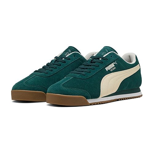PUMA Roma Suede Mens Sneakers  10 1/2 Medium  Green
