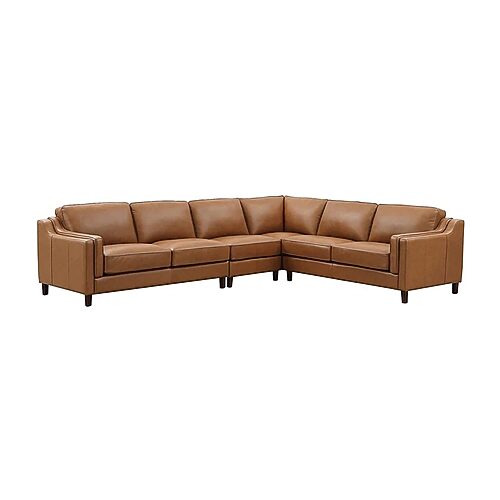 Click here for Bella Upholstered L Shape Sectional  One Size  Bro... prices