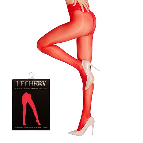 Click here for Lechery Womens Lustrous Silky Shiny 20 Denier Shee... prices