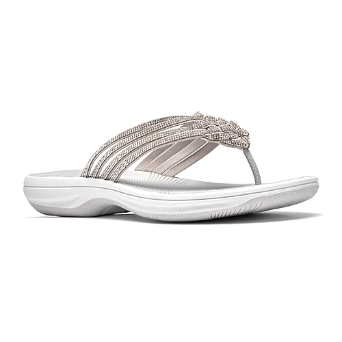 Click here for Clarks Cloudsteppers Womens Breeze Gem Flip-Flops... prices