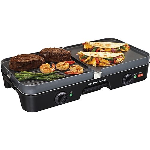 Click here for Hamilton Beach Dual Zone 3-in-1 Griddle/Grill  One... prices