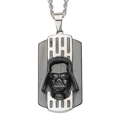 Click here for Star Wars Two-Tone Stainless Steel Black IP Darth... prices