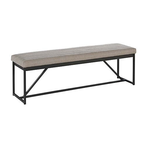 Click here for Intercon Eden 64"" Backless Bench - Grey prices