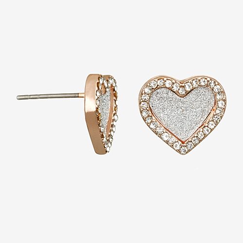 Click here for Bijoux Bar Delicates 9.9mm Heart Stud Earrings  On... prices