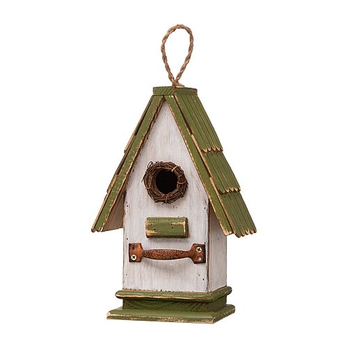 Click here for Glitzhome 10.5in Wood Roof Bird House  One Size  W... prices