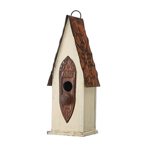 Click here for Glitzhome 13.25in Distressed Solid Wood Bird House... prices