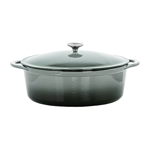 Click here for MegaChef 7-Qt Cast Iron Dutch Oven  One Size  Gray prices