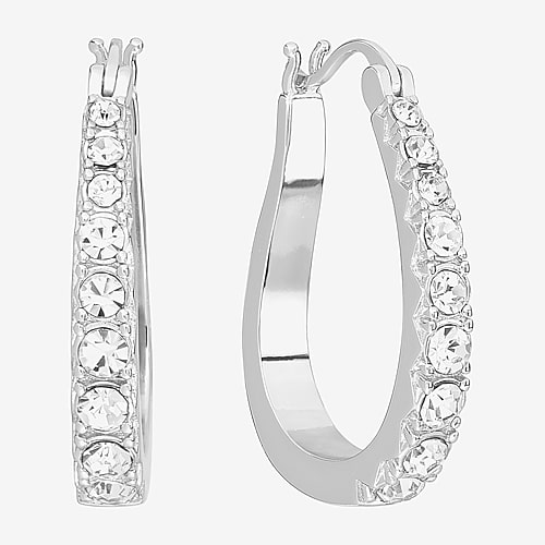 Click here for Sparkle Allure Womens Cubic Zirconia 27.4mm Hoop E... prices