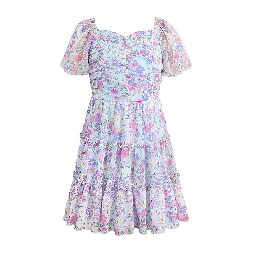 Click here for Lilt Big Kid Girls Short Sleeve A-Line Dress  7  B... prices