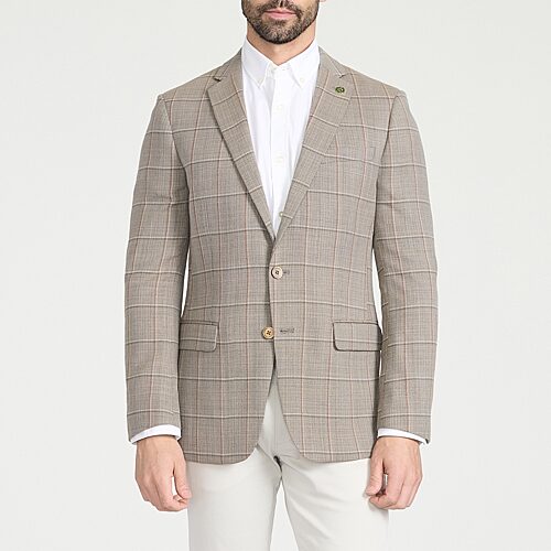 Click here for CRICKETEER Mens Windowpane Stretch Fabric Regular... prices