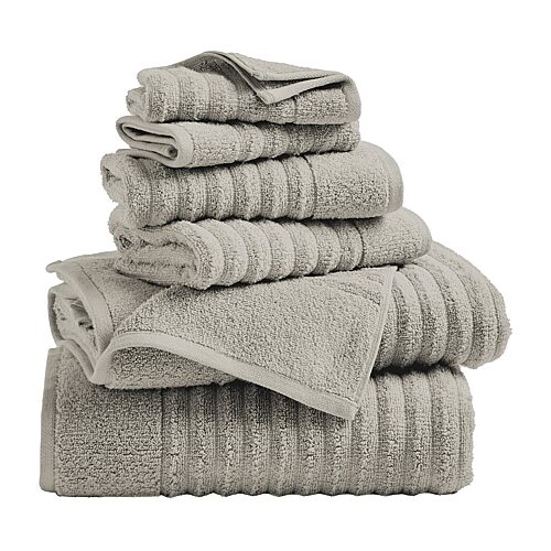Click here for Linery Luxurious Cotton 6 Pc Towel Set  One Size... prices