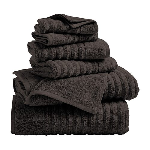Click here for Linery Luxurious Cotton 6 Pc Towel Set  One Size... prices