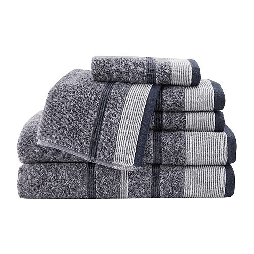 Click here for Luxury Cotton 6 Pc Decorative Towel Set  One Size... prices