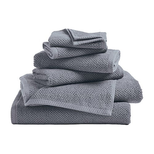 Click here for Linery Cotton Quick-Dry Loop Textured 6 Pc Towel S... prices