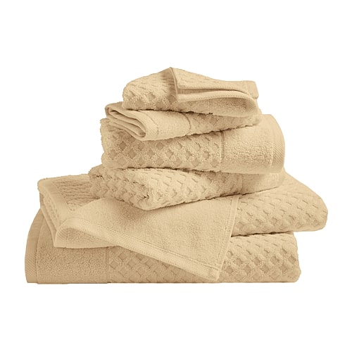 Click here for Linery Cotton Quick-Dry Textured 6 Pc Towel Set  O... prices