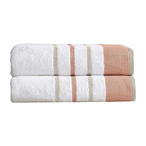 Click here for Luxury Cotton 2 Pc Decorative Bath Sheet Set  One... prices