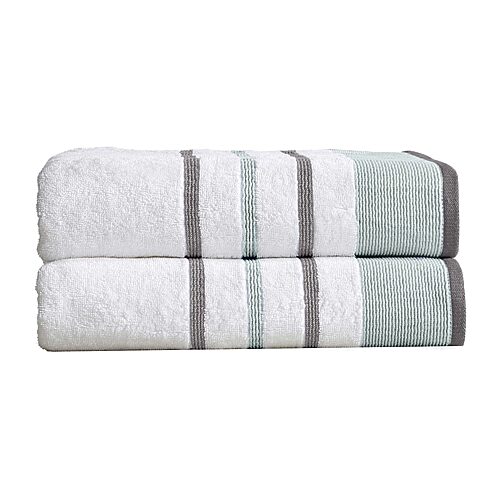 Click here for Luxury Cotton 2 Pc Decorative Bath Sheet Set  One... prices