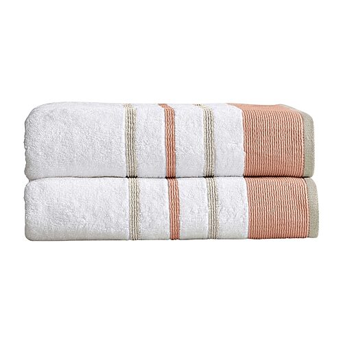 Click here for Luxury Cotton 2 Pc Decorative Bath Sheet Set  One... prices