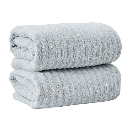 Click here for Linery Solid Cotton Ribbed Textured 2-pc. Bath She... prices