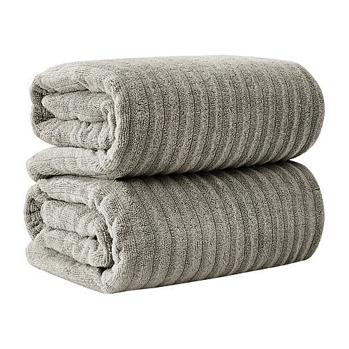 Click here for Linery Solid Cotton Ribbed Textured 2-pc. Bath She... prices