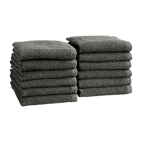 Click here for Linery Solid Cotton Textured Quick Dry Washcloth... prices