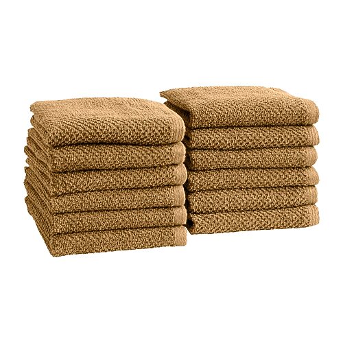 Click here for Linery Solid Cotton Textured Quick Dry Washcloth... prices