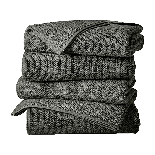 Click here for Linery Cotton Quick-Dry Loop Textured 4 Pc Bath To... prices