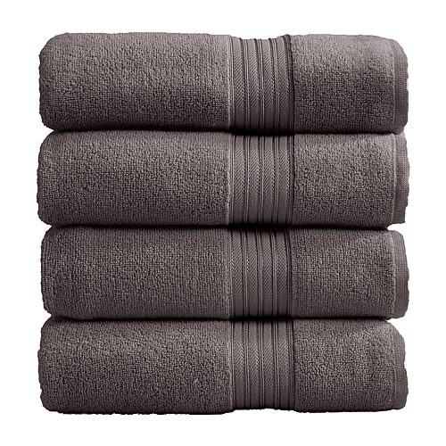Click here for Linery 4-pc. Quick Dry Bath Towel  One Size  Gray prices