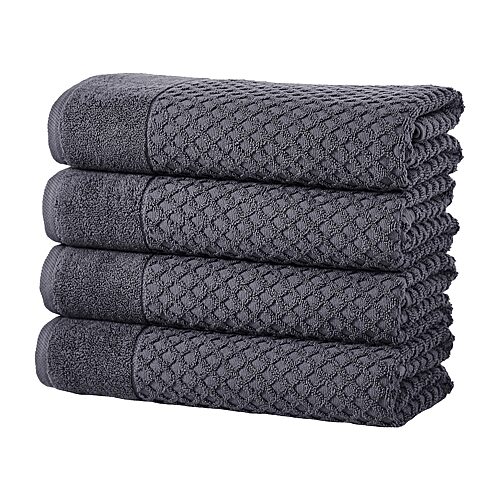 Click here for Linery Cotton Quick-Dry Textured 4 Pc Bath Towels... prices