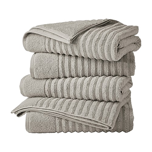 Click here for Linery Luxurious Cotton 4 Pk Bath Towel Set  One S... prices