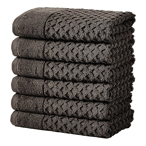 Click here for Linery Cotton Quick-Dry Textured 6 Pc Hand Towels... prices