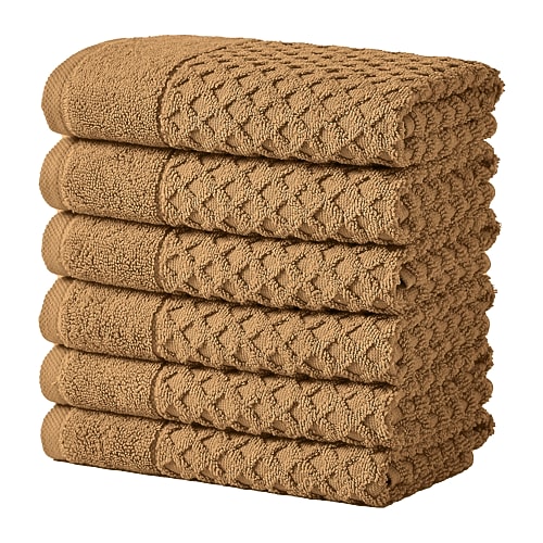 Click here for Linery Cotton Quick-Dry Textured 6 Pc Hand Towels... prices