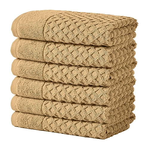 Click here for Linery Cotton Quick-Dry Textured 6 Pc Hand Towels... prices