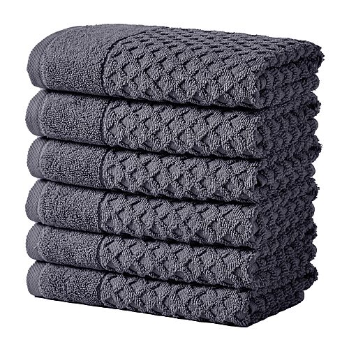 Click here for Linery Cotton Quick-Dry Textured 6 Pc Hand Towels... prices