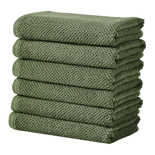 Click here for Linery Cotton Quick-Dry Loop Textured 6 Pc Hand To... prices