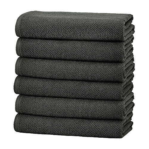Click here for Linery Cotton Quick-Dry Loop Textured 6 Pc Hand To... prices